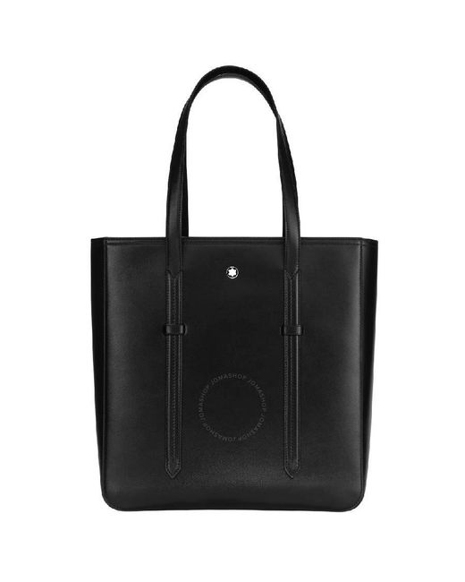 Montblanc Meisterstuck Leather Tote Bag in Black | Lyst