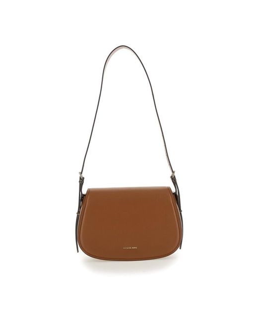 Michael Kors Michael Medium Lydia Crossbody Bag in Brown | Lyst UK