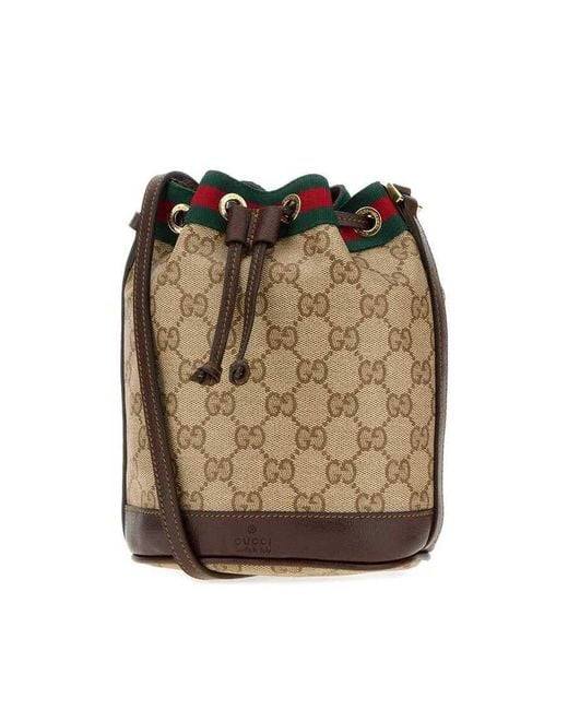 Gucci Gg Fabric Mini Bucket Bag Vinsanbrdkbrvrv Borse A Secchiello ...