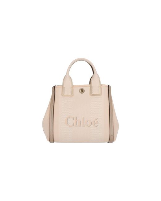 Chloé Chlo Small Tote Bag Carry in Natural | Lyst UK