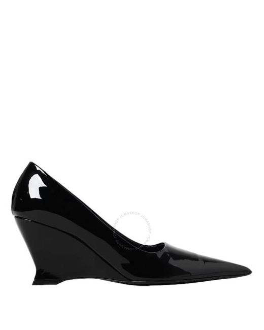 Ferragamo Ferragamo Ladies Viola Wedge-Heeled Pumps in Black | Lyst