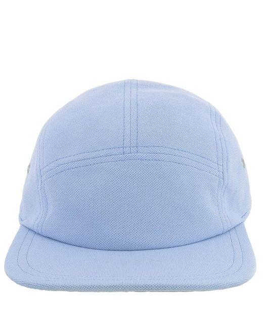 Lacoste Organic Cotton Pique Croc Patch Jockey Cap in Blue | Lyst