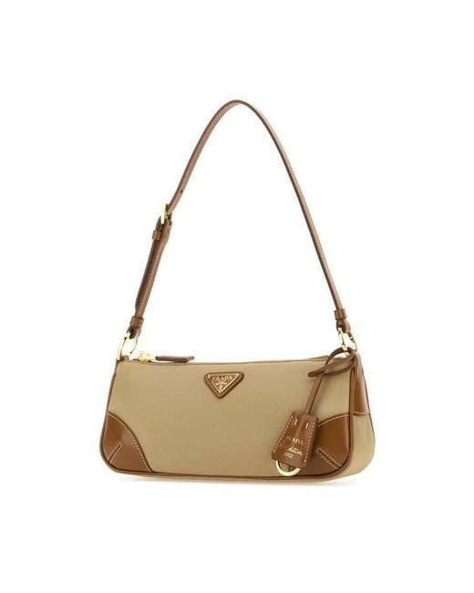 Prada Camel Re-Nylon Re-Edition 2002 Shoulder Bag Cammello Poliammide ...