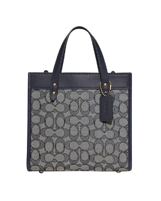COACH Field Tote 22 in Black | Lyst
