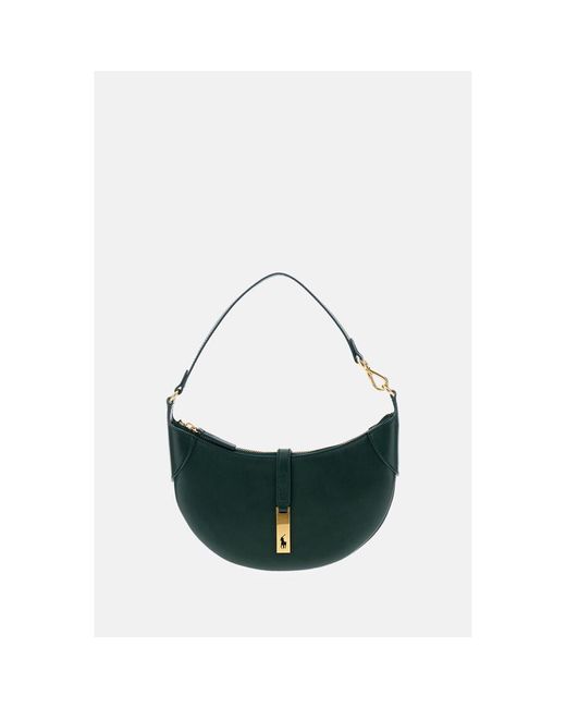 Polo Ralph Lauren Shoulder Bag Small in Green | Lyst