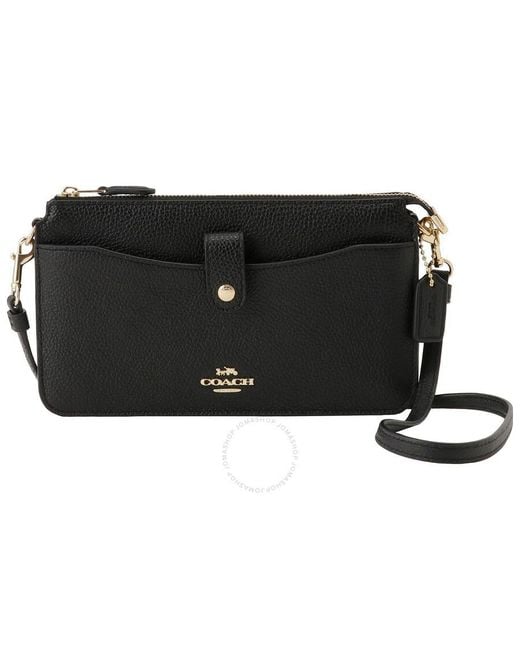 COACH Noa Pop-Up Messenger Bag in Black | Lyst
