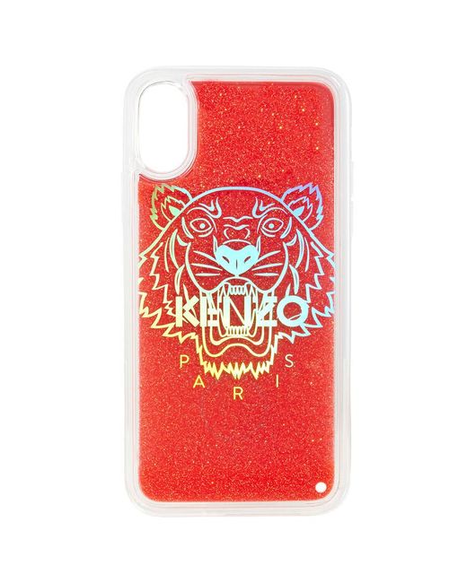 KENZO Coral Iphone X/Xs Case in Red | Lyst UK