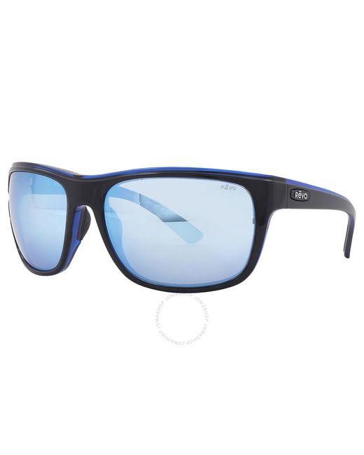 Revo Remus Blue Water Polarized Square Sunglasses Re 1023 15 Bl 62 ...