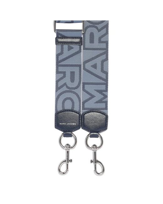 Marc Jacobs The Outline Logo Bag Strap in Blue | Lyst