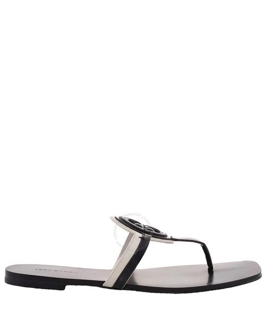 Tory Burch Miller Bombe Square Toe Sandals in Brown | Lyst