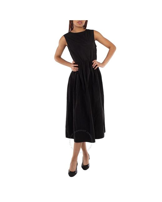 Bally Sleeveless Duchess Midi Dress, Brand Size 40 (Us in Black | Lyst