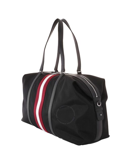 Bally Nylon Code Weekend Duffle Bag in Black for Men | Lyst
