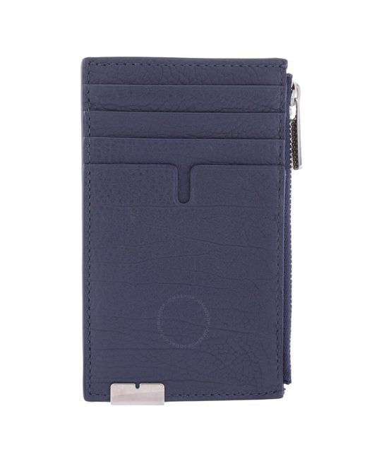Burberry Alwyn Zippered Card Case in Blue for Men | Lyst UK