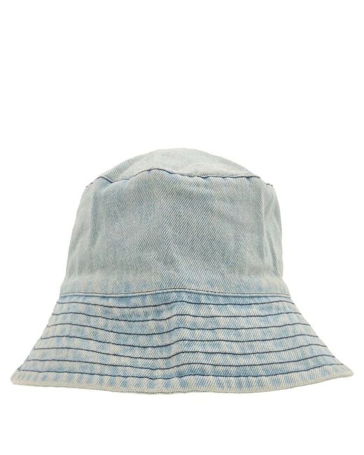 Ambush Logo-Plaque Denim Bucket Hat in Blue for Men | Lyst UK
