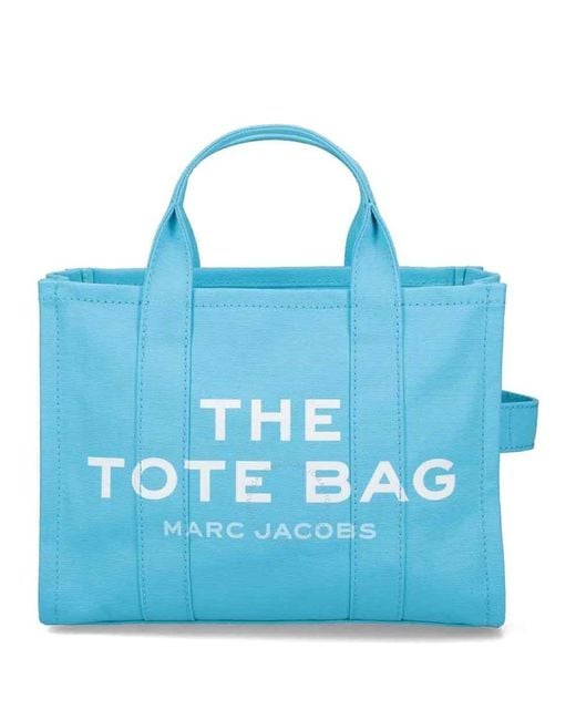 Marc Jacobs The Medium Canvas Tote Bag in Blue | Lyst
