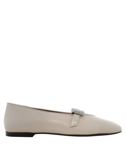Giuseppe Zanotti Amanda Ballet Flats, Brand Size 36 Us in Grey | Lyst UK