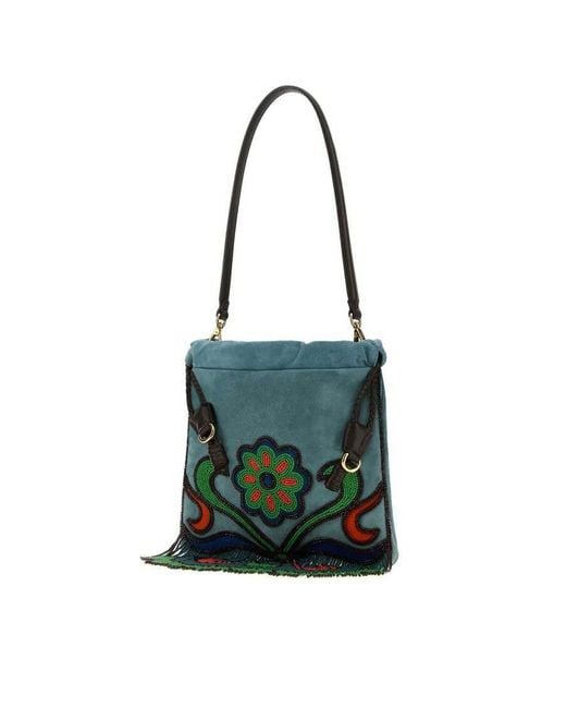 Etro Light Suede Small Kalispera Bucket Bag Cartadazucchero Borse A ...
