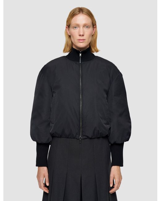 JOSEPH Bart Padded Duck Down Bomber Jacket in Blue | Lyst UK