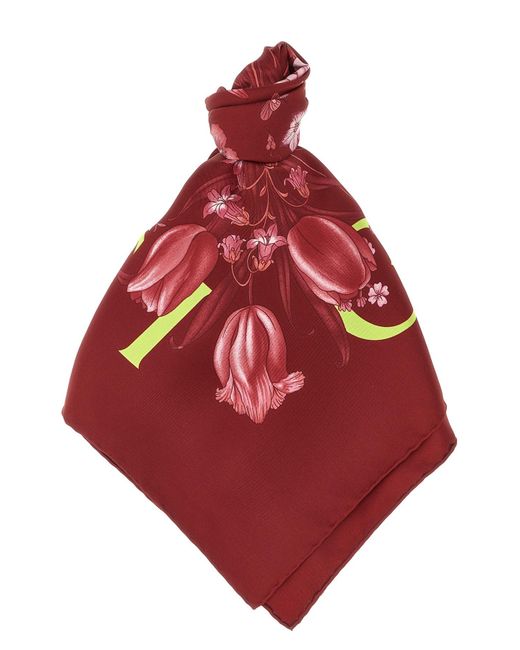 Gucci Carré "Floris" in Rot | Lyst DE