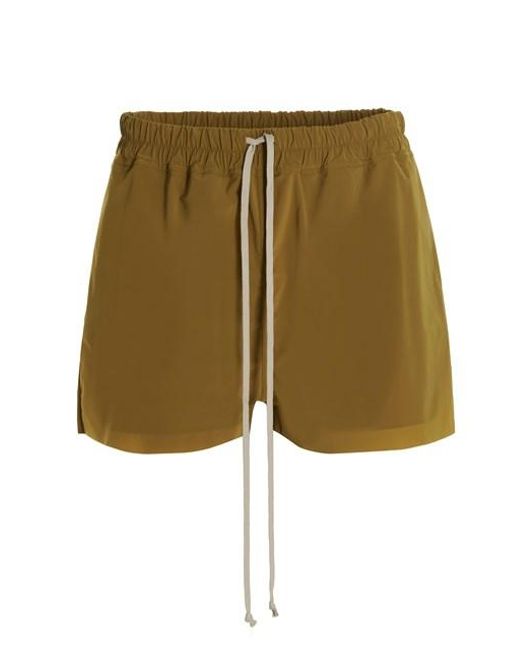 Rick Owens Synthetic Fog Short Shorts In Green For Men Lyst rick-owens-synthetic-fog-short-shorts-in-green-for-men-lyst