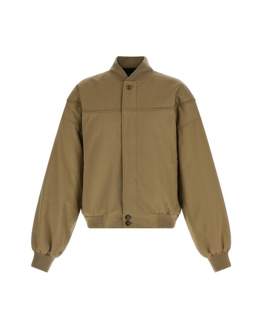 Willy Chavarria 'gas Station' Bomber Jacket in Natural for Men | Lyst UK