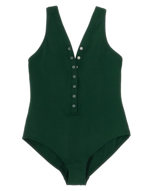 Eres 'icône' One-piece Swimsuit in Green | Lyst UK