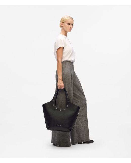 KARL LAGERFELD K/Rocky Marais Medium Tote Bag in Black | Lyst