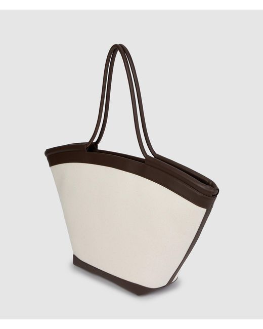 Karl Lagerfeld Hotel Karl Large Beach Tote Bag in Natural | Lyst UK