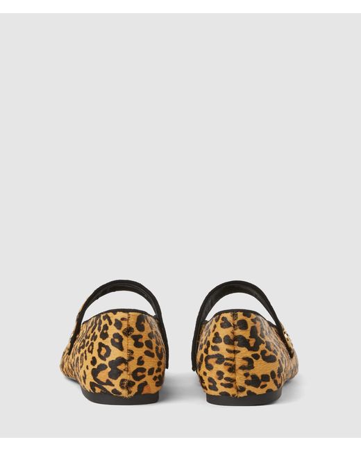 Karl Lagerfeld Konnie Mary Jane Pumps in Natural | Lyst UK