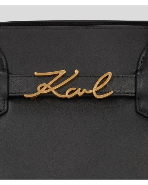 Karl Lagerfeld K/signature Top-handle Bag in Black | Lyst UK