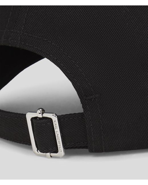 Karl Lagerfeld K/essential Cap in Black | Lyst UK