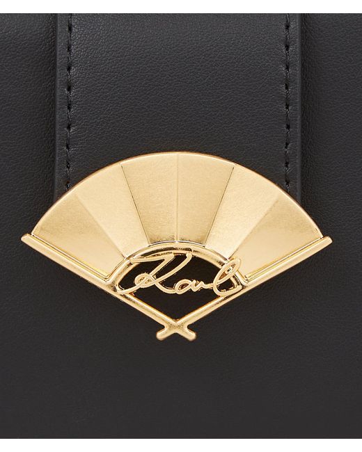 Karl Lagerfeld K/signature Fan Bifold Wallet in Black | Lyst UK