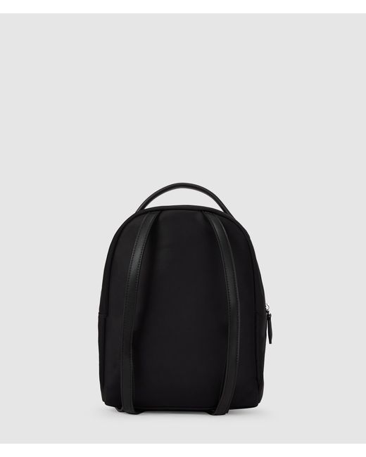 Karl Lagerfeld Ikon Small Nylon Backpack in Black | Lyst UK
