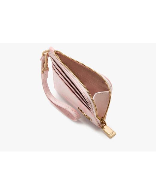 Kate Spade Devin Spring Pansies Card Case Wristlet in Pink | Lyst UK