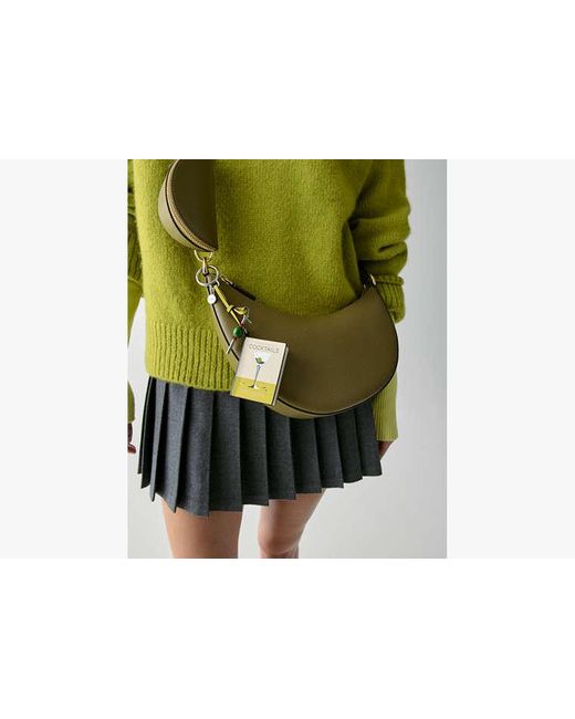 Kate Spade Charmed Cocktail Book Bag Charm in Metallic | Lyst