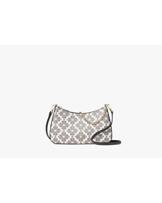 Kate Spade Signature Spade Flower Medium Convertible Crossbody in Black ...