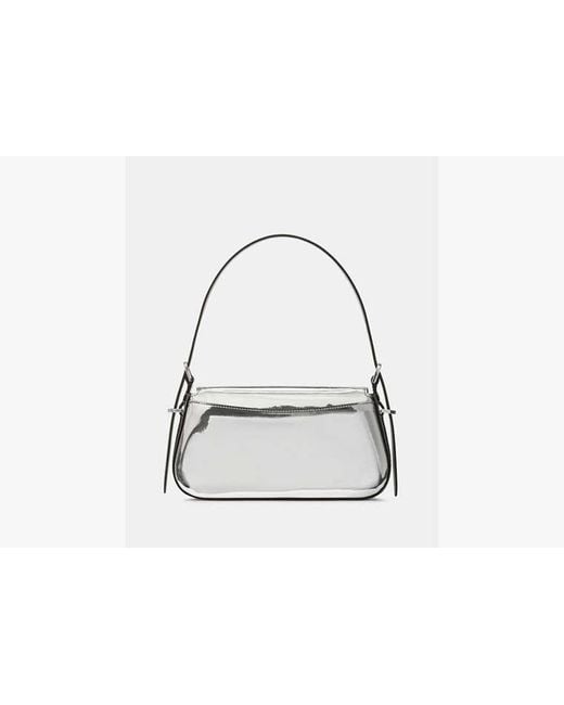 Kate Spade Bridget Mirror Metallic Small Flap Shoulder in Black | Lyst