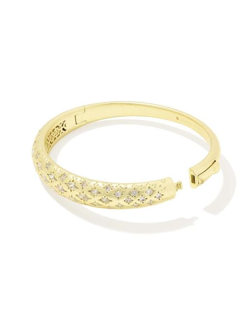 Kendra Scott Holland Gold Bangle Bracelet in Metallic | Lyst