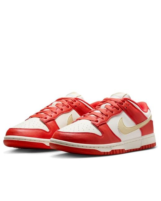 Nike (Wmns) Dunk Low Next Nature 'Light Crimson Team' in Red | Lyst