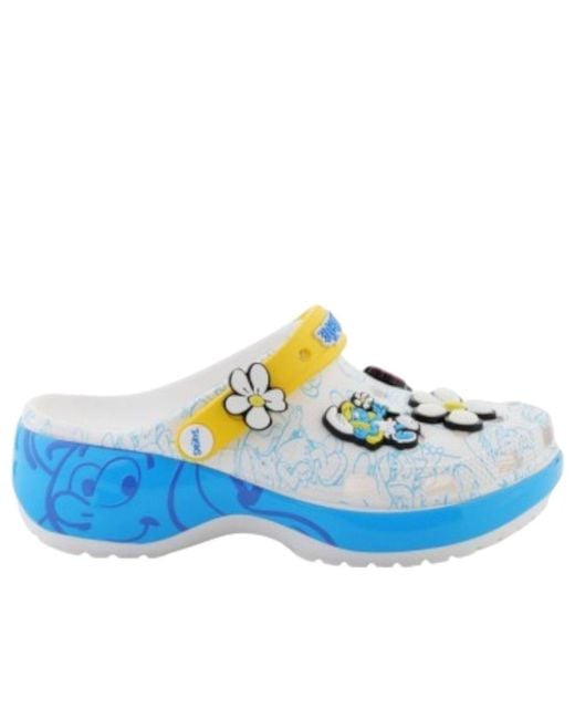 Crocs™ (Wmns) X The Smurfs Platform Clog 'Smurfette' in Blue | Lyst UK