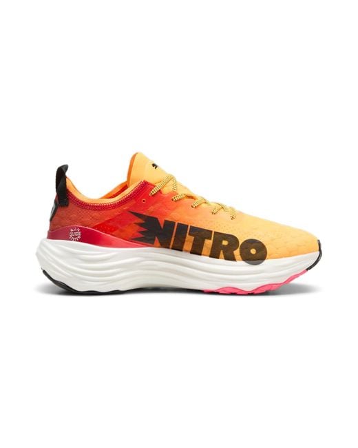 PUMA Foreverrun Nitro 'Fade Sun Stream' in Orange for Men | Lyst