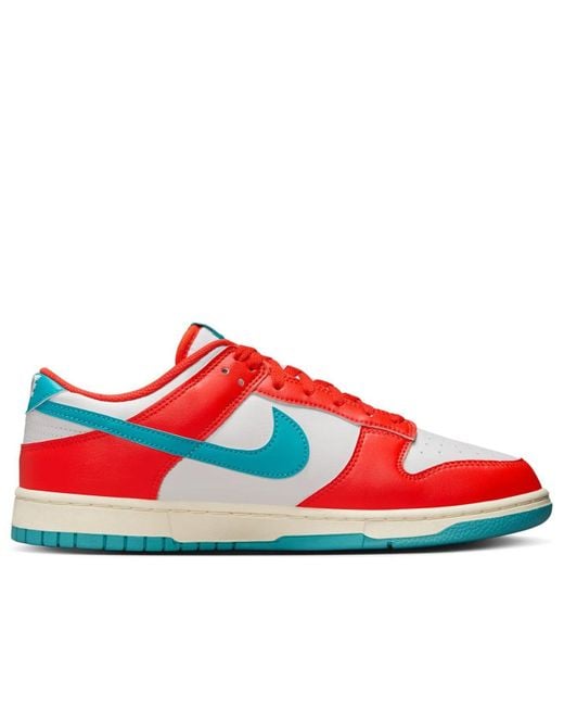 Nike Dunk Low Retro 'Bright Crimson Dusty Cactus' in Red for Men | Lyst