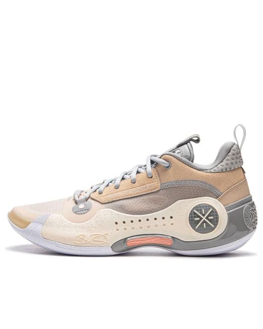 Li-ning Way Of Wade Low 'Origin' in Natural for Men | Lyst