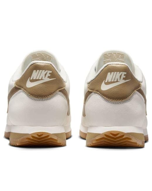 Nike Cortez Leather 'Sail Gum Parachute' in White for Men | Lyst