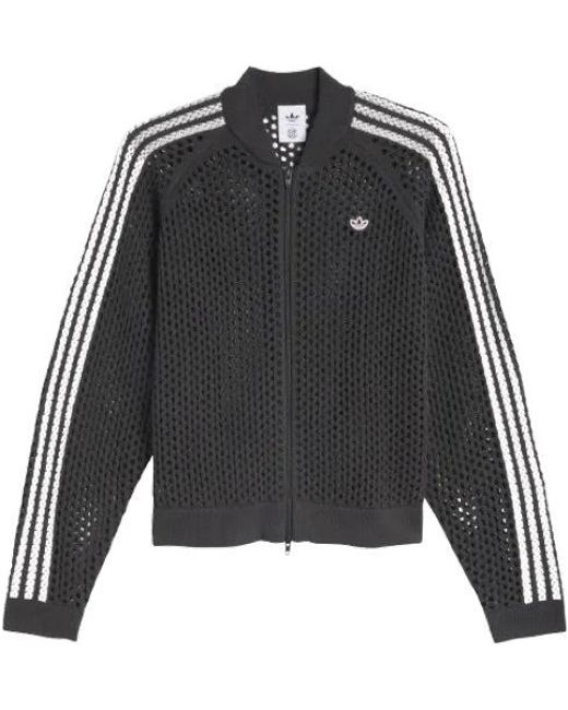adidas X Clot Fw24 Crochet Track Jacket Asia Sizing Carbon' in Black ...