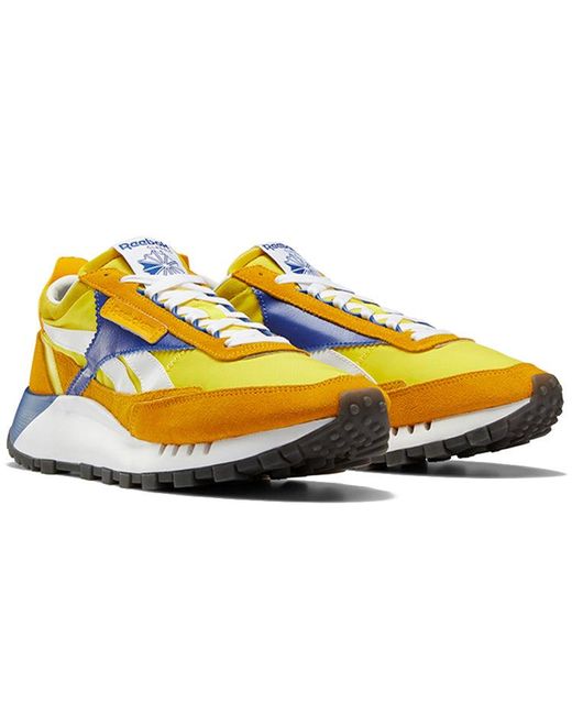 Reebok Classic Leather Legacy 'Collegiate' in Yellow for Men | Lyst