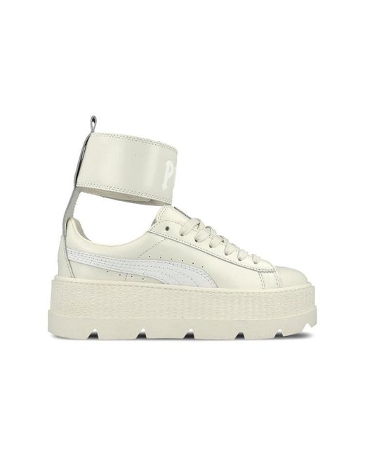 PUMA (Wmns) Fenty X Ankle Strap Creeper 'Vanilla Ice' in Metallic | Lyst