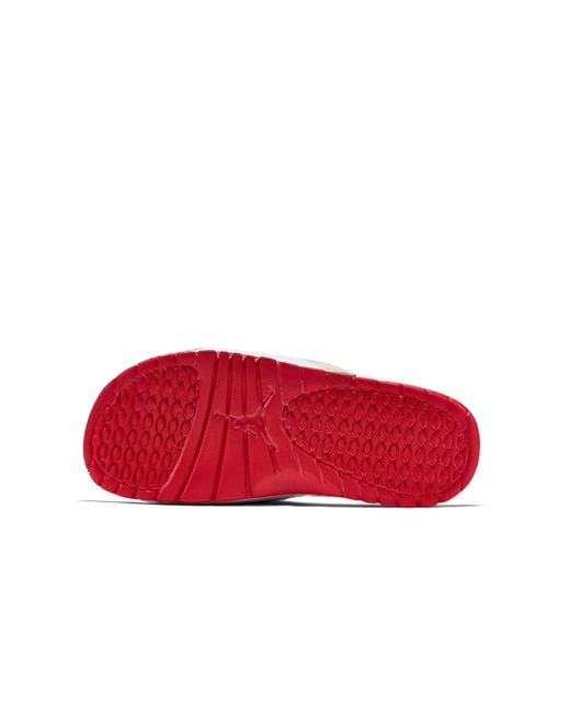Nike Hydro 7 Retro Soft Sole Cozy Sports Slippers in Red for Men | Lyst