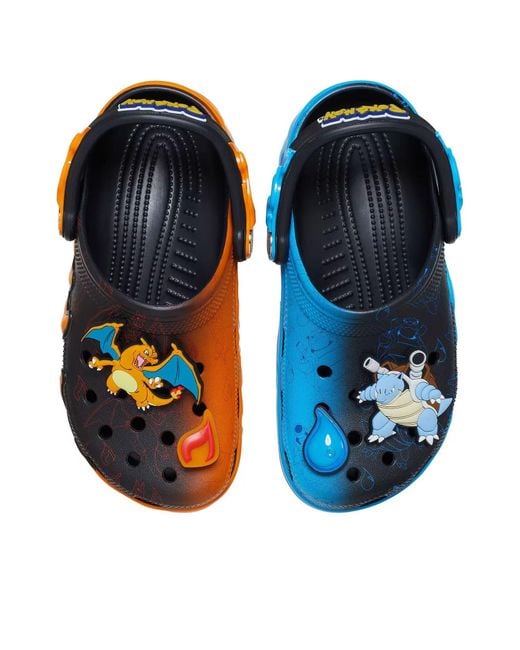 Crocs™ X Pokemon Classic Clog 'Charizard Vs. Blastoise' in Blue for Men ...