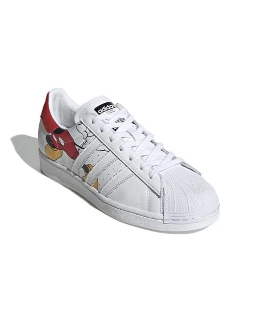 adidas Disney X Superstar 'Mickey Mouse' in White for Men | Lyst